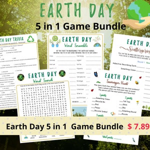 Earth Day Find Someone Bingo Game | Fun Earth Day Printable Game for ...