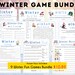 Winter Fun Emoji Pictionary Game Winter Printable Game Fun Winter ...