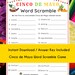 12 Cinco De Mayo Games Bundle L Fun Printable Games Mexican Fiesta ...