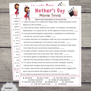 16 in 1 Mother's Day Game Bundle Mother's Day Game for Kids & Adults ...