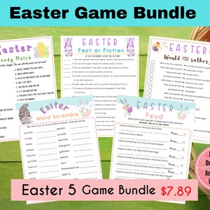 Easter Feud Game | Easter Printable Game for Kids & Adults | Easter Fun ...