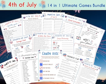 4th of July Family Feud Trivia Game 4th of July Games - Etsy