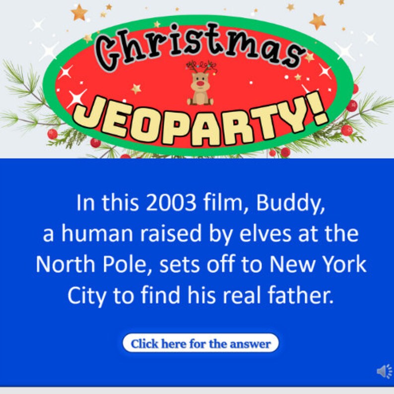 Christmas Jeopardy Powerpoint Game: Family Holiday Party (digital ...
