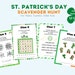 St. Patrick's Day Scavenger Hunt Game St. Patrick's Printable Game for ...
