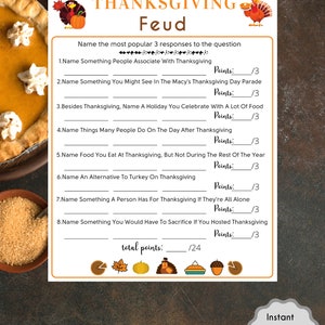 5 Thanksgiving Game Bundle Vol.2,thanksgiving Printable Games ...