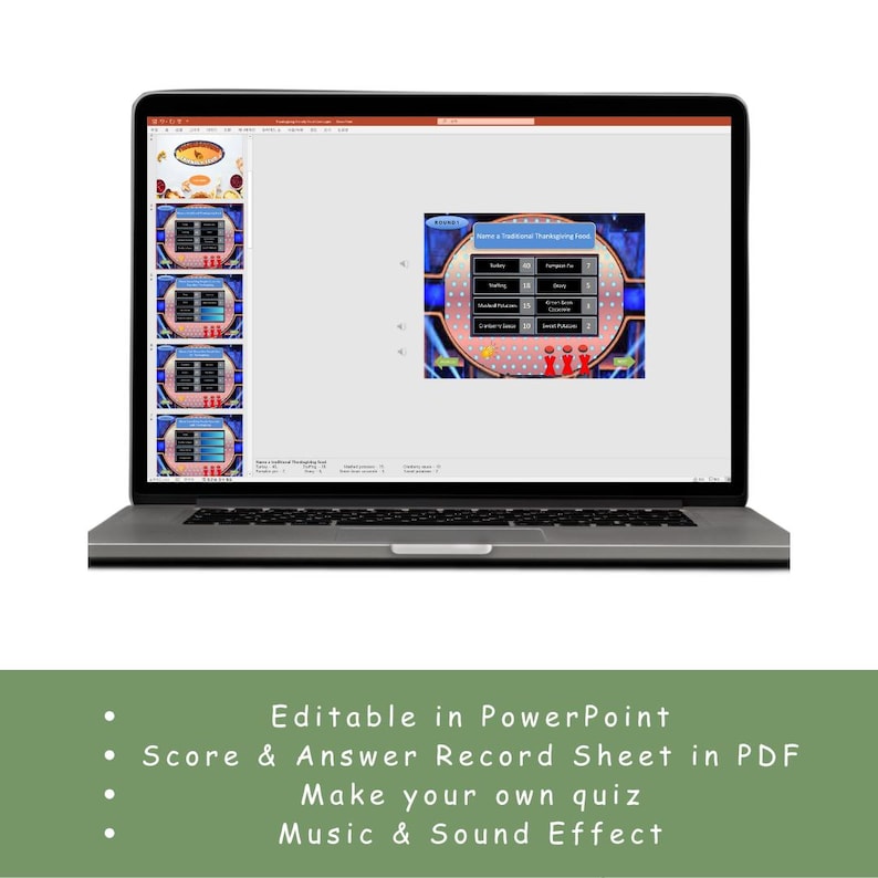 Christmas Family Feud Powerpoint Game: Editable Party Trivia (digital ...
