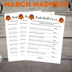 March Madness Basketball Feud Game NCAA Game L College Basketball L ...