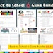 Back to School 6 Game Bundle Classroom Game for Kids - Etsy