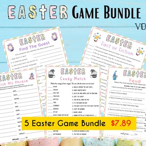 Easter Find Someone Who Bingo Game | Easter Printable Game for Kids ...