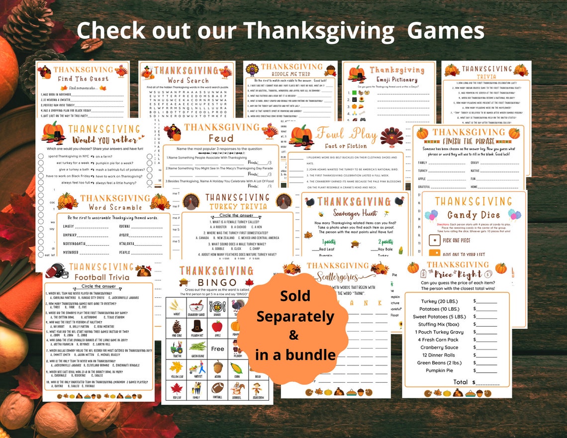 Thanksgiving Jeopardy Powerpoint Game: Family Party Fun (digital ...