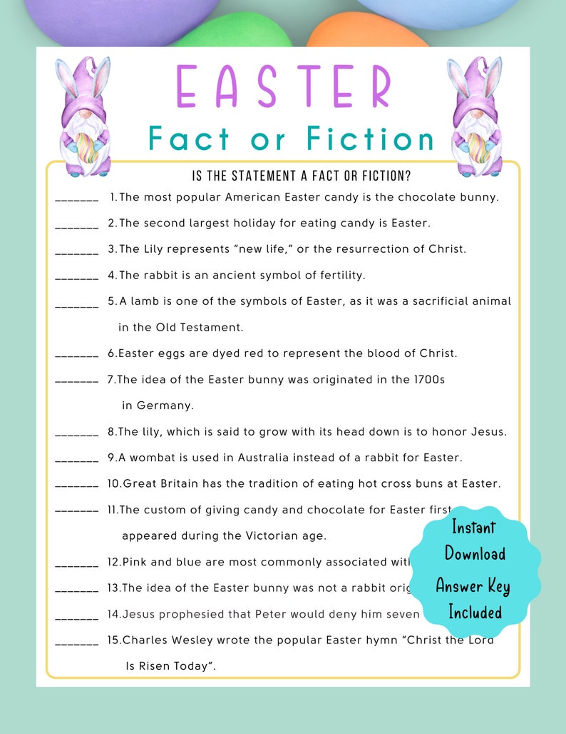 16 Ultimate Easter Printable Game Bundle Fun Easter Party - Etsy Canada