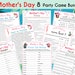 8 Mother's Day Game Bundle Mother's Day Game for - Etsy