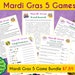 Mardi Gras Word Search Game Mardi Gras Printable Game for Kids & Adults ...