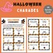 Halloween Charades Game Printable Fun Halloween Game - Etsy