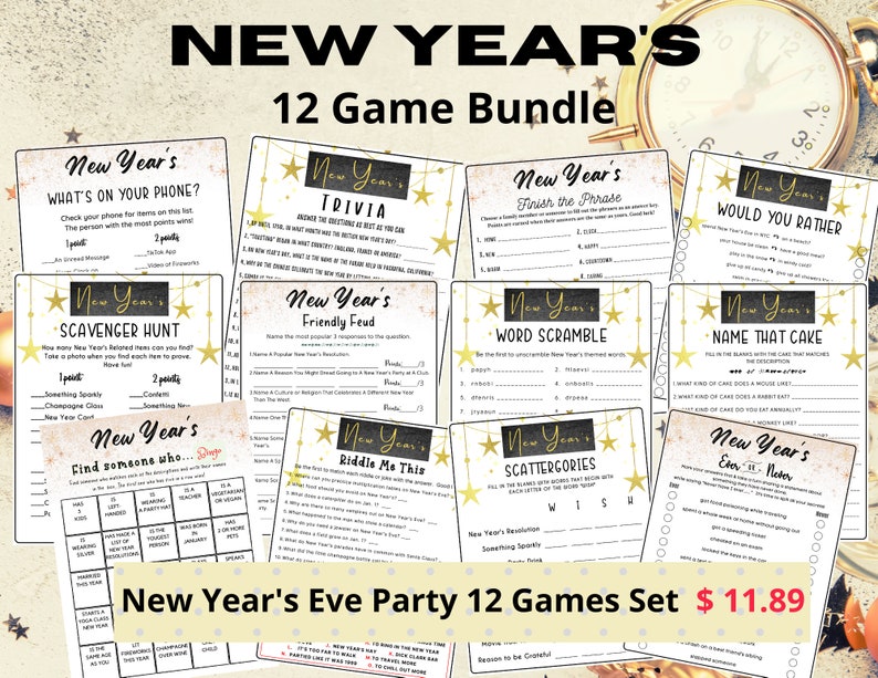 Christmas Game Movie Trivia Holiday Party Game Christmas Printable Game ...