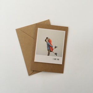 Mini Personalised Love Polaroid Photo Card (A7) - Etsy