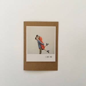 Mini Personalised Love Polaroid Photo Card A7 | Etsy