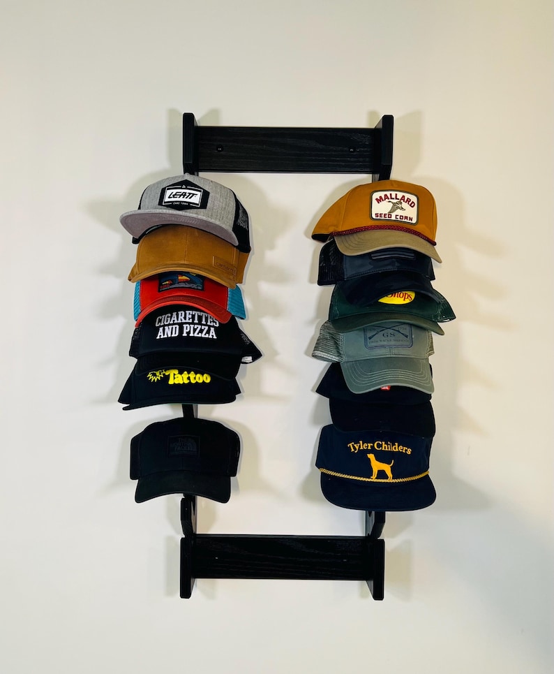 20 Hat Rack / Hat Holder / Baseball Cap Rack / Ball Cap Rack / Hat ...