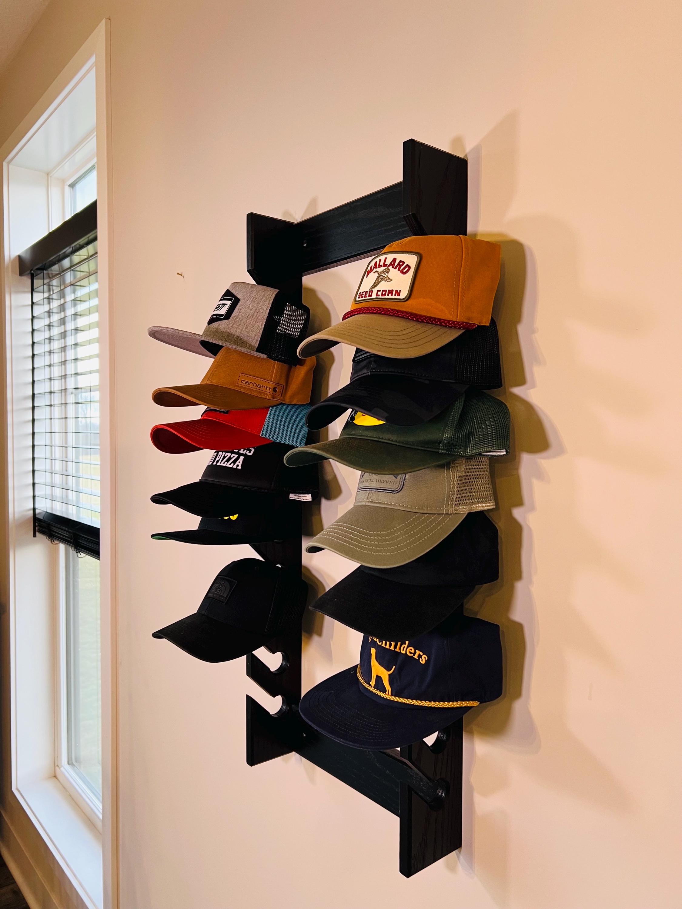 20 Hat Rack / Hat Holder / Baseball Cap Rack / Ball Cap Rack / Hat ...