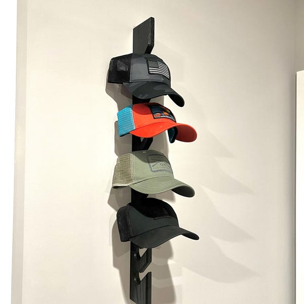 Wall Mount Baseball Cap Holder - Etsy