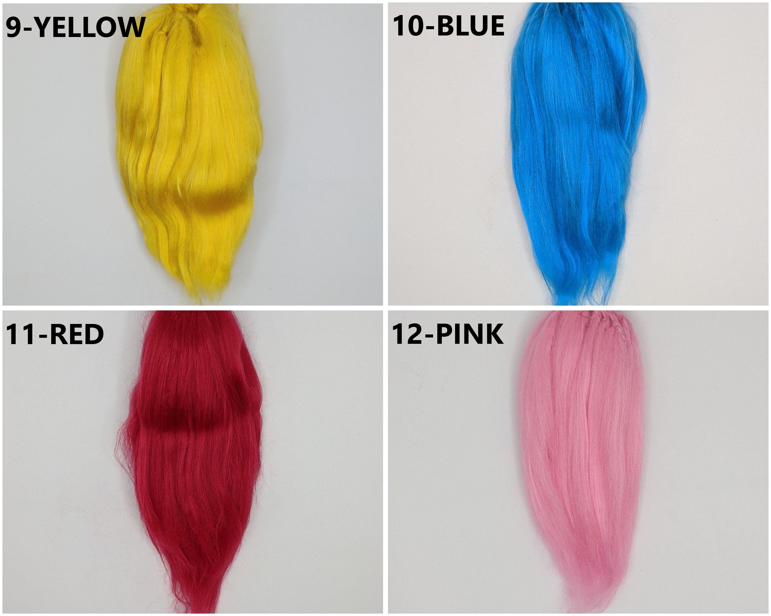 DOLL WIG - Multiple Sizes and Colors - Fnfdollstudio Style - Etsy