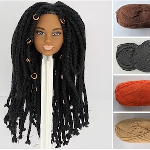 DOLL WIG - Multiple Sizes and Colors - Fnfdollstudio Style - Etsy