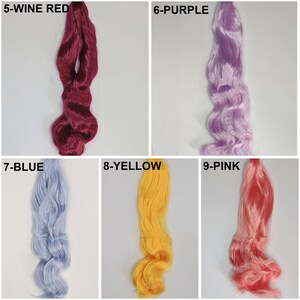 DOLL WIG Multiple Sizes and Colors Fnfdollstudio Style - Etsy