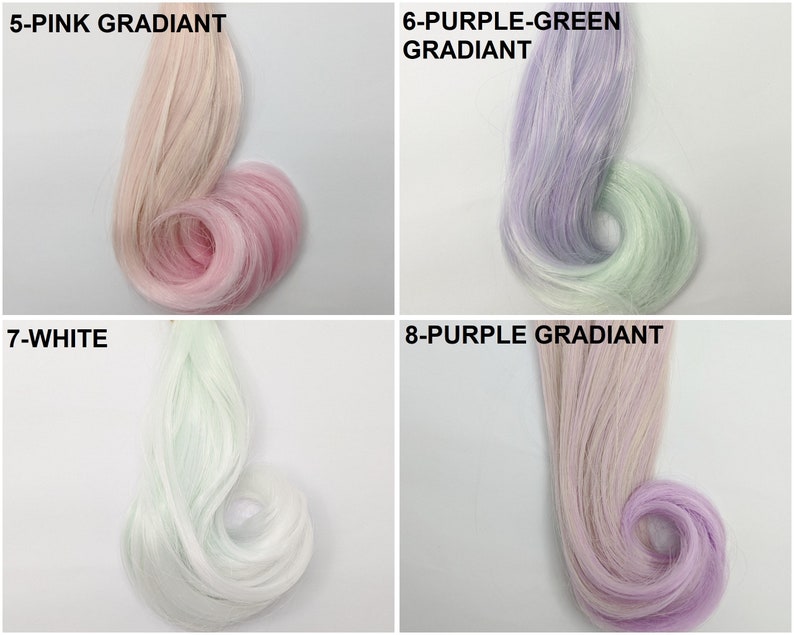 DOLL WIG Multiple Sizes and Colors Fnfdollstudio Style - Etsy