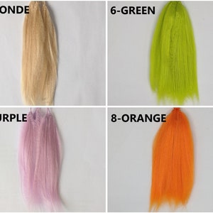 DOLL WIG - Multiple Sizes and Colors - Fnfdollstudio Style - Etsy