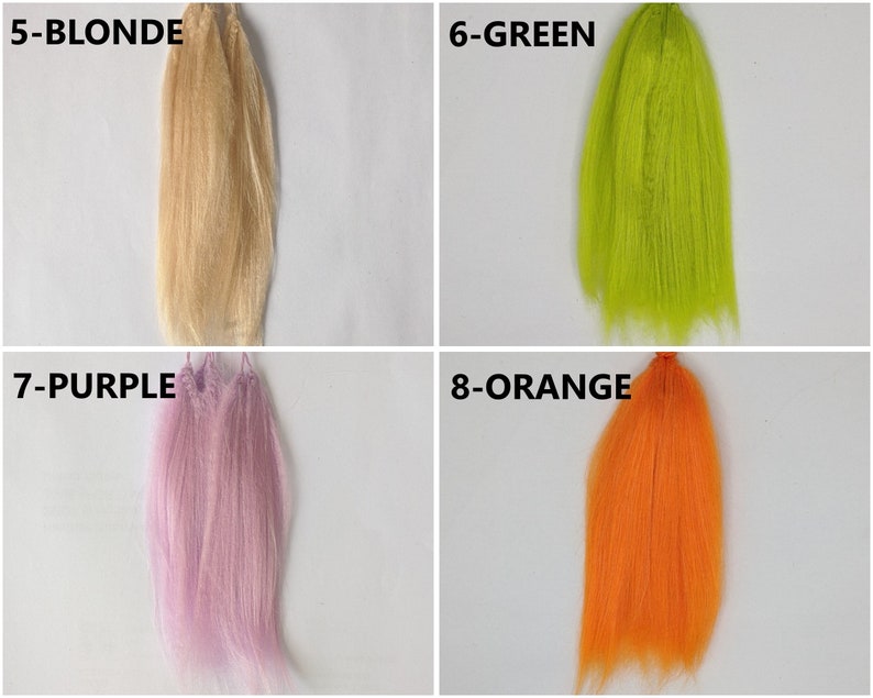 DOLL WIG - Multiple Sizes and Colors - Fnfdollstudio Style - Etsy