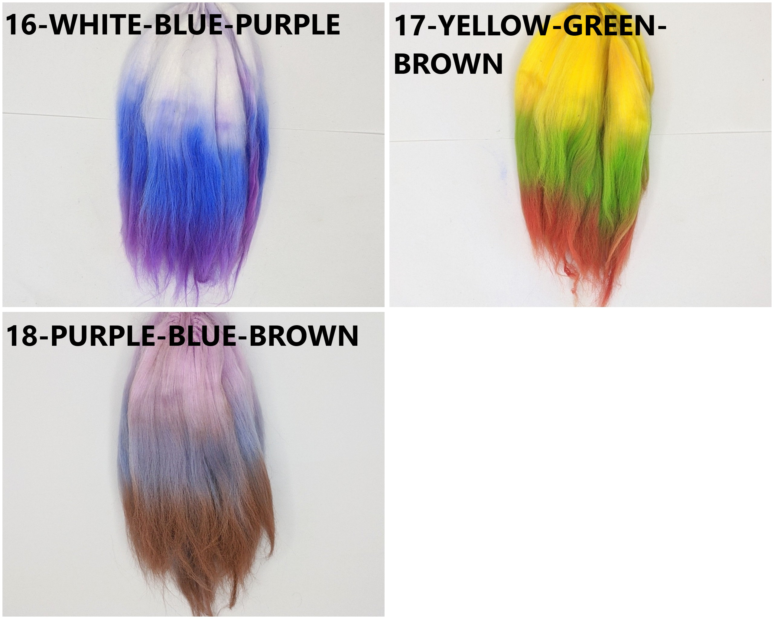 DOLL WIG - Multiple Sizes and Colors - Fnfdollstudio Style - Etsy