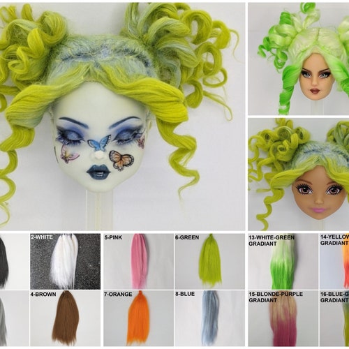DOLL WIG Multiple Sizes and Colors Fnfdollstudio Style - Etsy