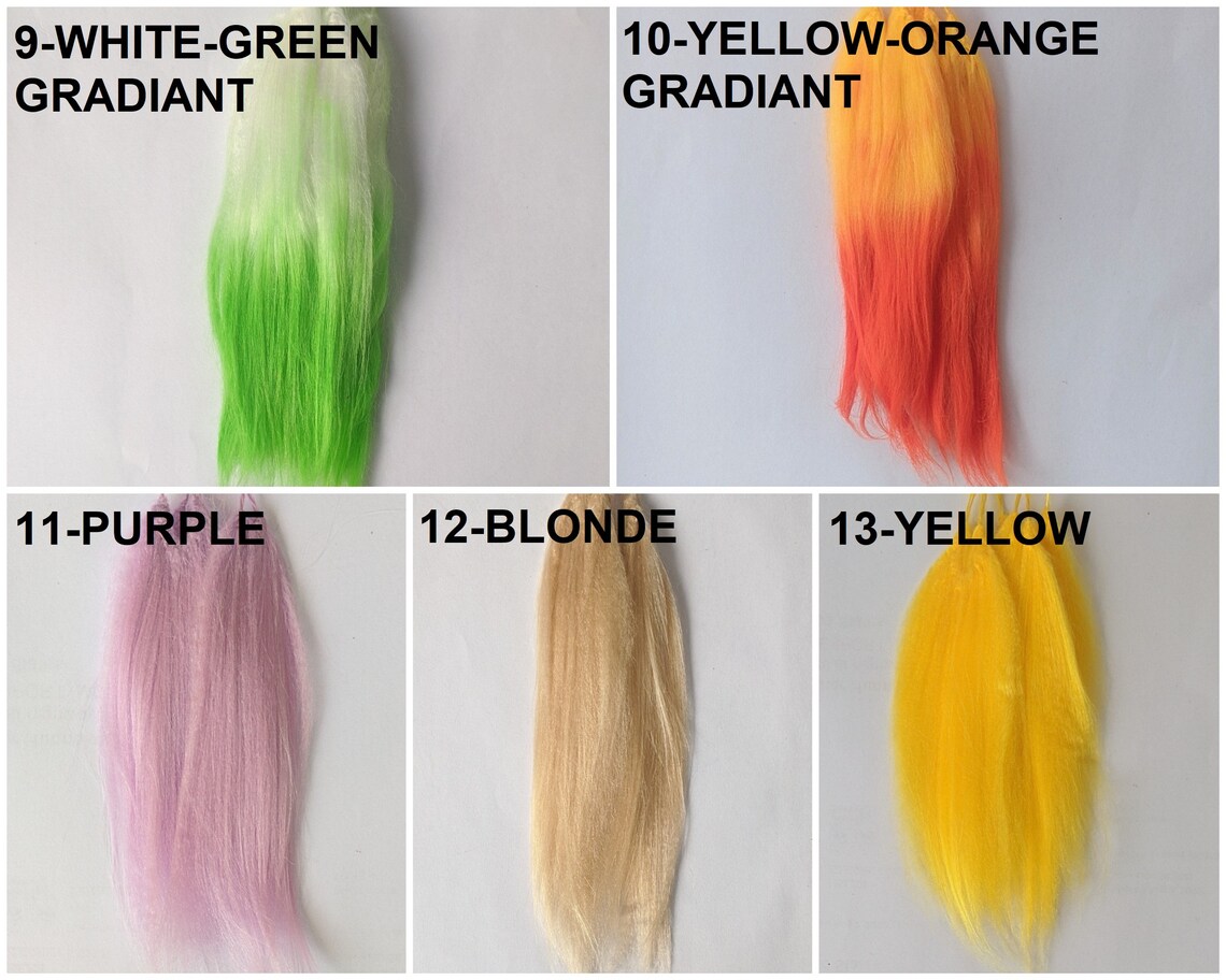 DOLL WIG Multiple Sizes and Colors Fnfdollstudio Style - Etsy