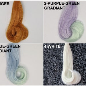 DOLL WIG Multiple Sizes and Colors Fnfdollstudio Style - Etsy