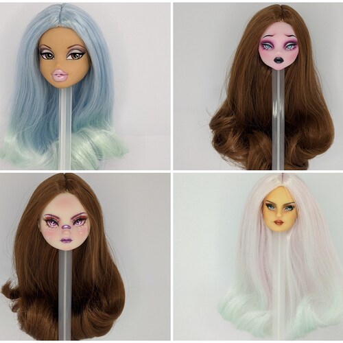 DOLL WIG Multiple Sizes and Colors Fnfdollstudio Style - Etsy