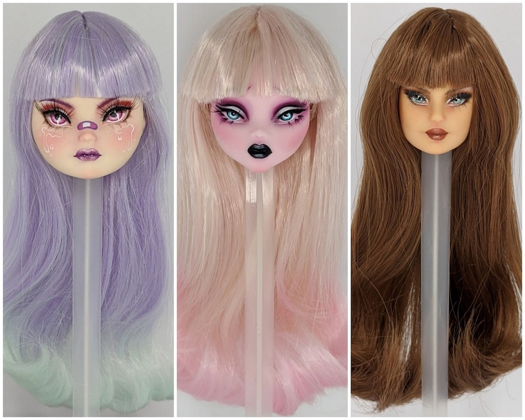 DOLL WIG Multiple Sizes and Colors Fnfdollstudio Style - Etsy