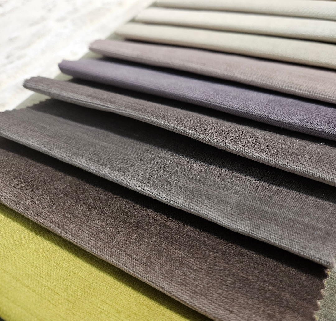 Luxury Matte Velvet Fabric, 32 Colors, Furniture Covering Velvet, Soft ...