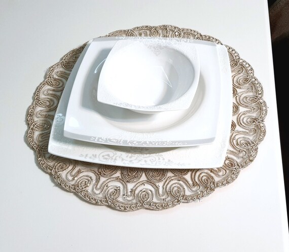 Underplate, Coaster, American Service, Plate Mat, Service Mat, Placemat ...