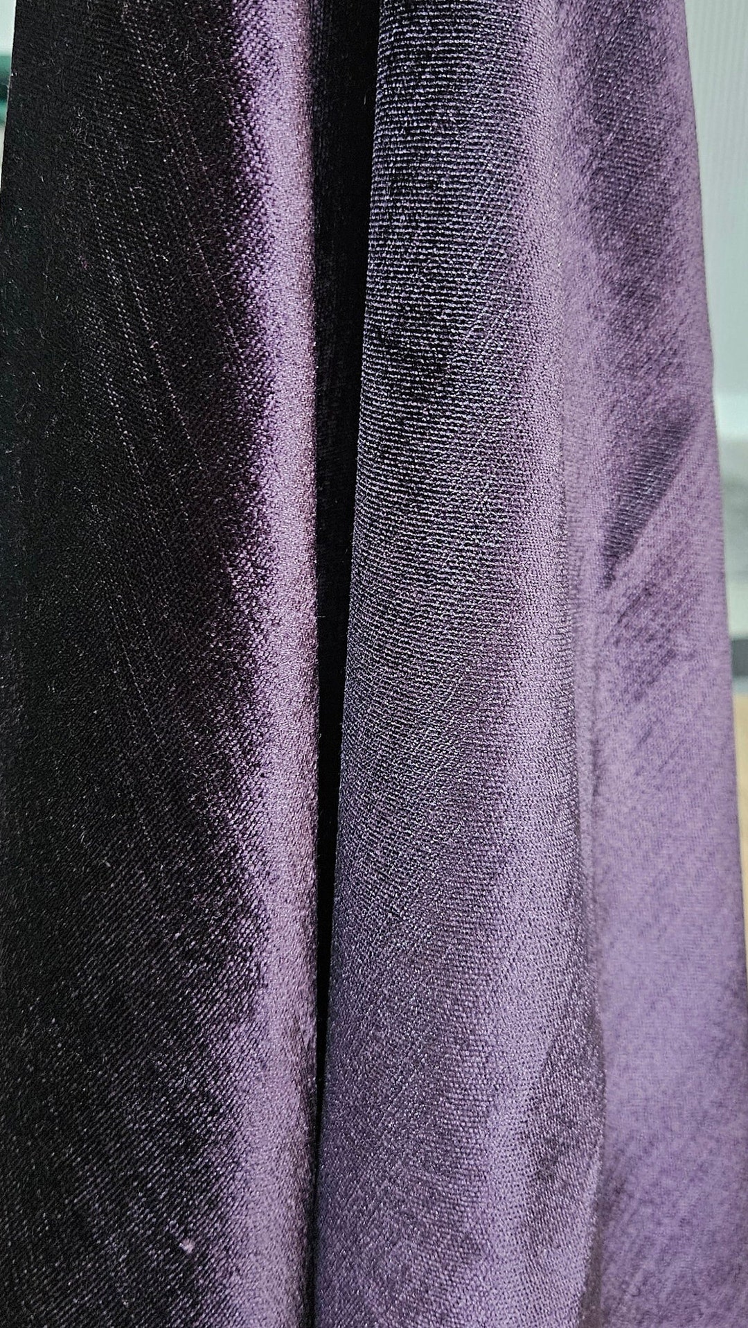 Bright Purple Silk Velvet Fabric , (color-18) Luxury Velvet Fabric ...