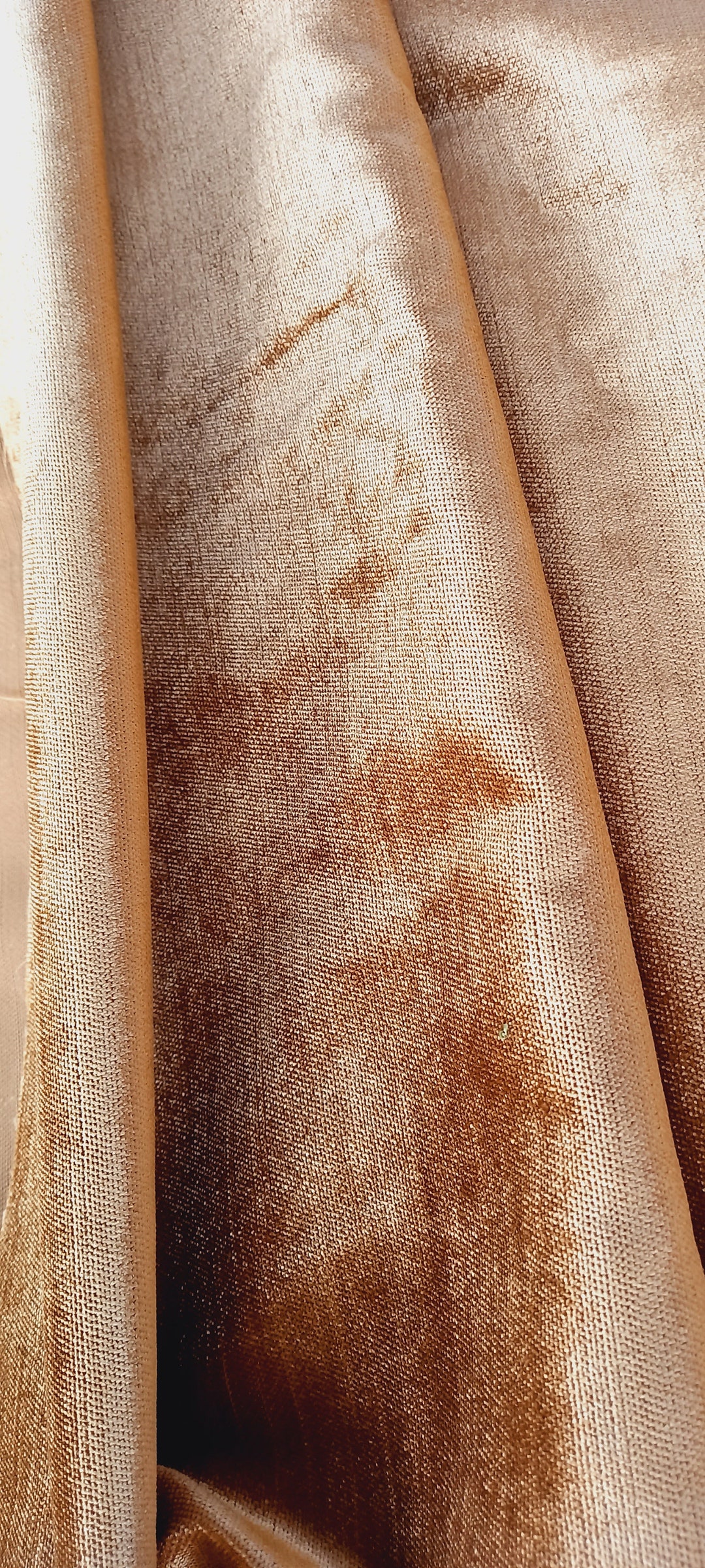 Honey Color Velvet Fabric, Crystal Velvet,upholstery Fabric,big ...