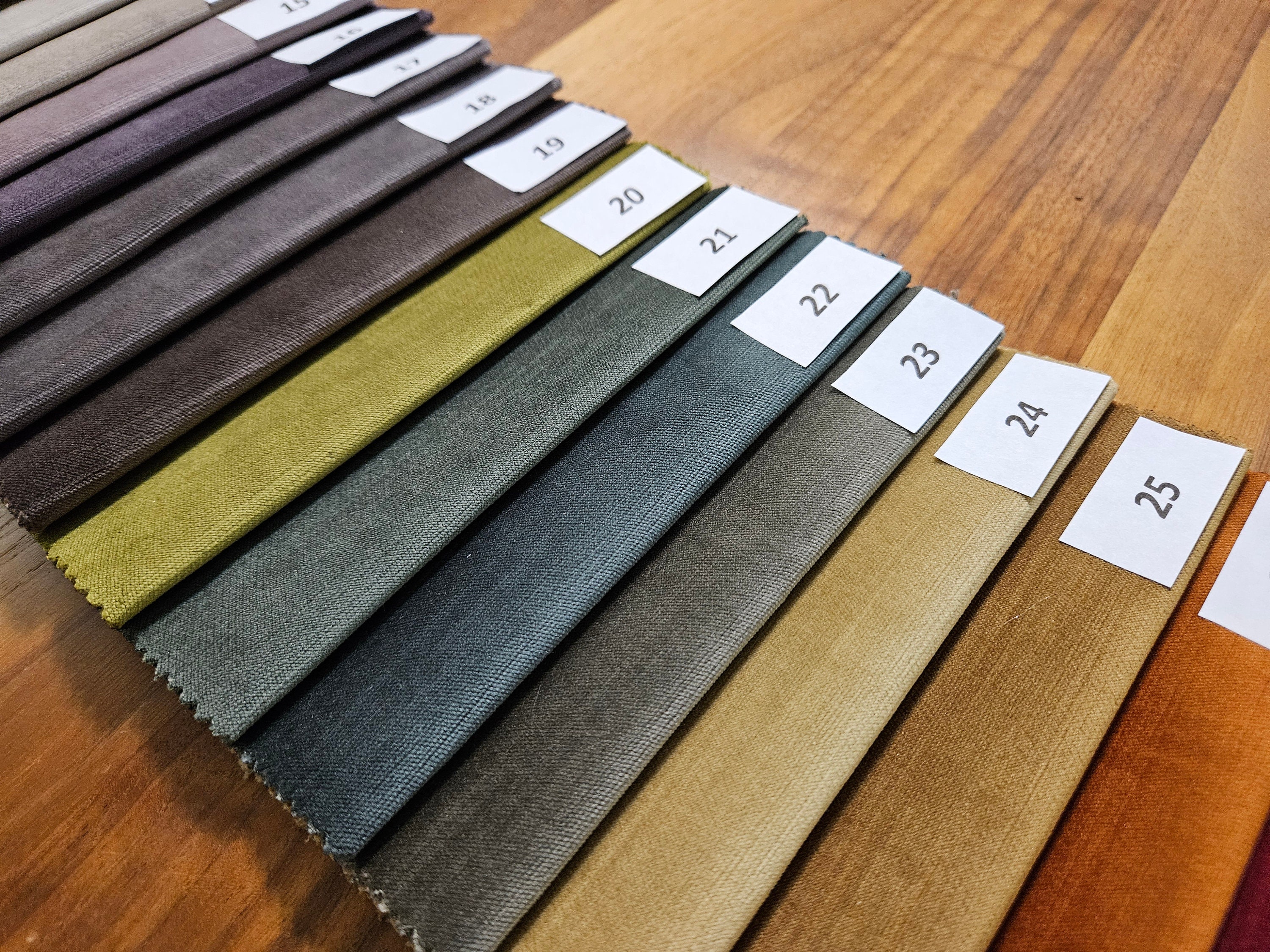 Luxury Matte Velvet Fabric, 32 Colors, by the Yard, Fabric per Yard ...