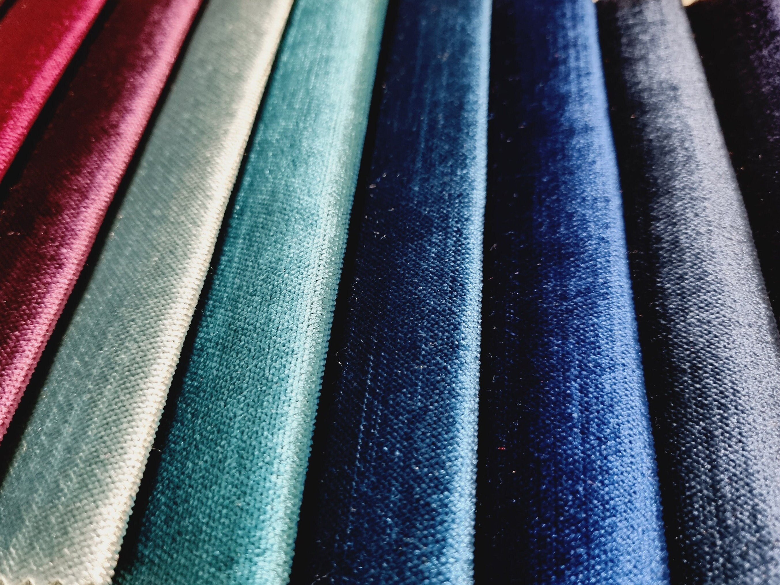 Luxury Silk Velvet Fabric, 32 Colors, by the Yard, Fabric per Yard ...
