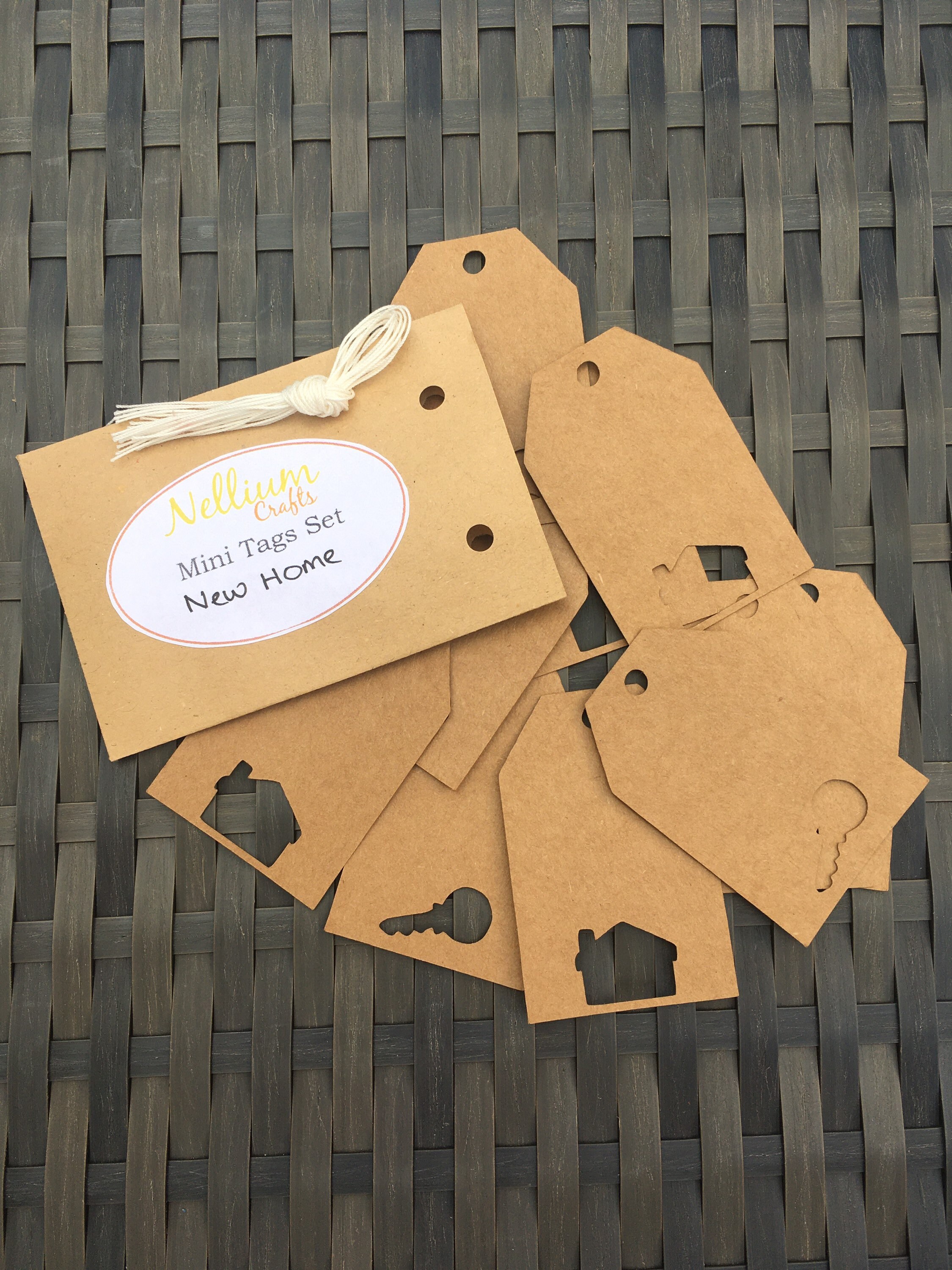 New Home Themed Mini Gift Tags 12 Tag Set - Etsy