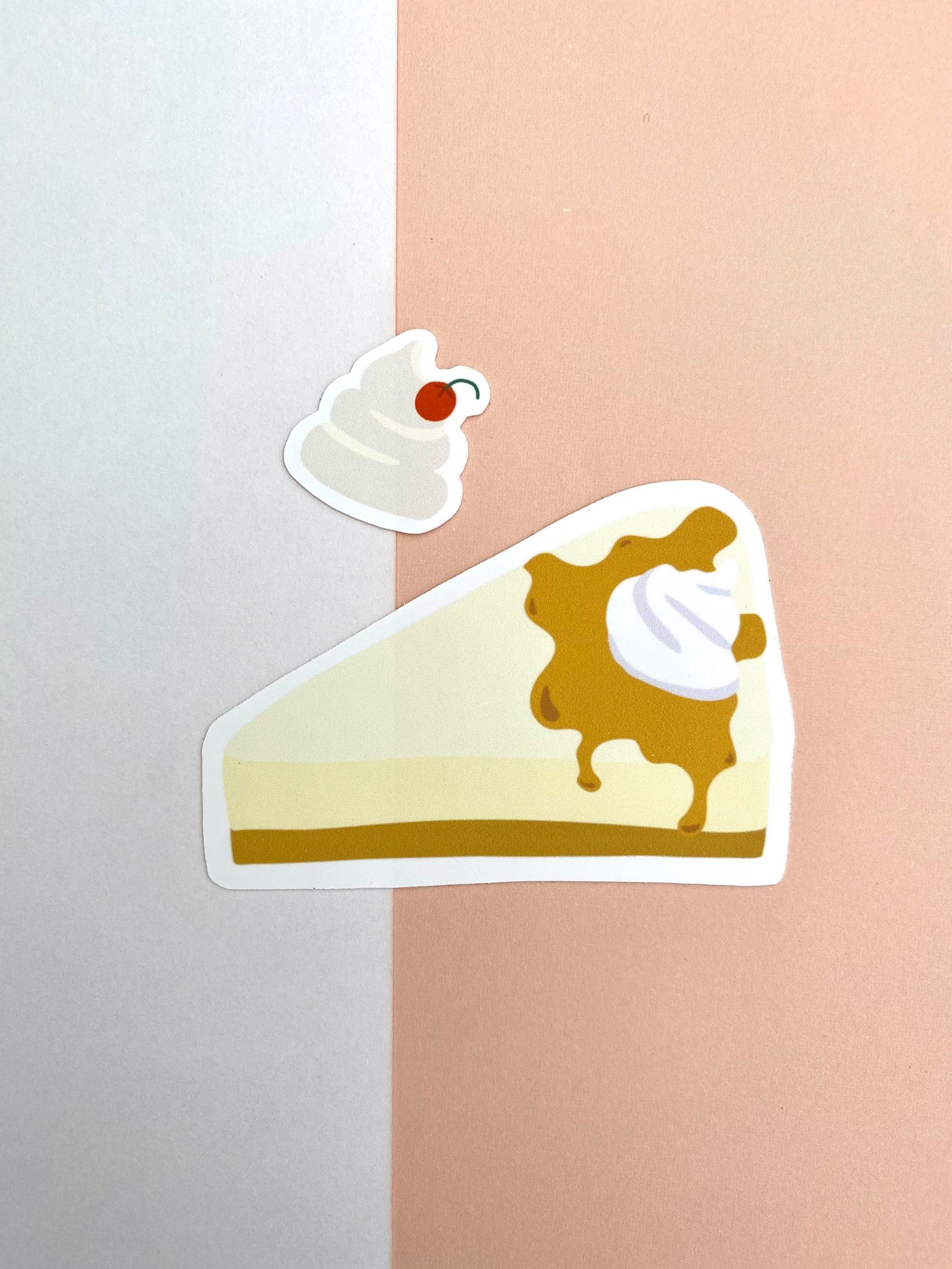 Cheesecake Sticker Set Matte Vinyl 8 Piece Sticker Set - Etsy