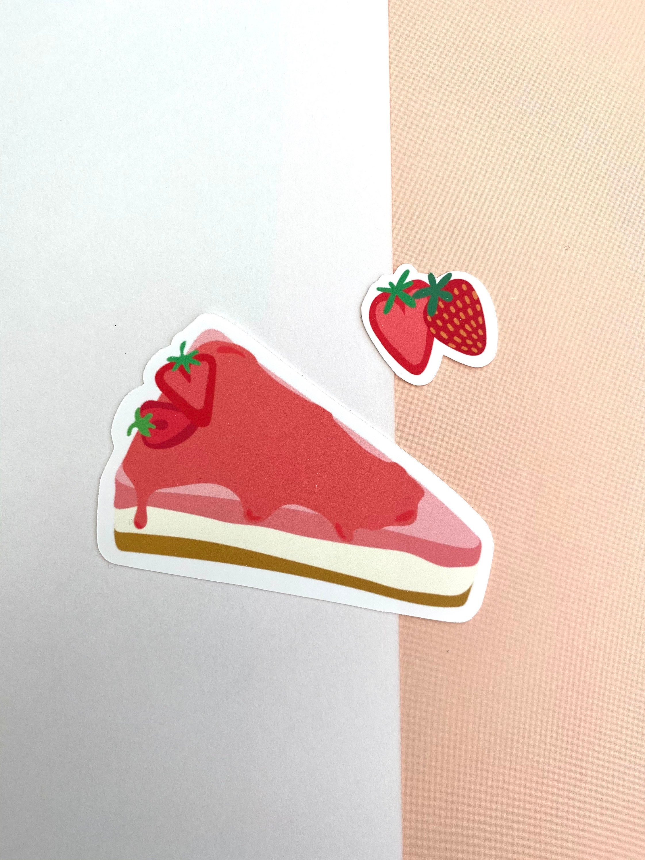 Cheesecake Sticker Set Matte Vinyl 8 Piece Sticker Set - Etsy