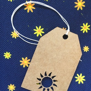 Sun and Moon Mini Gift Tags (12 Tag Set) - Etsy UK