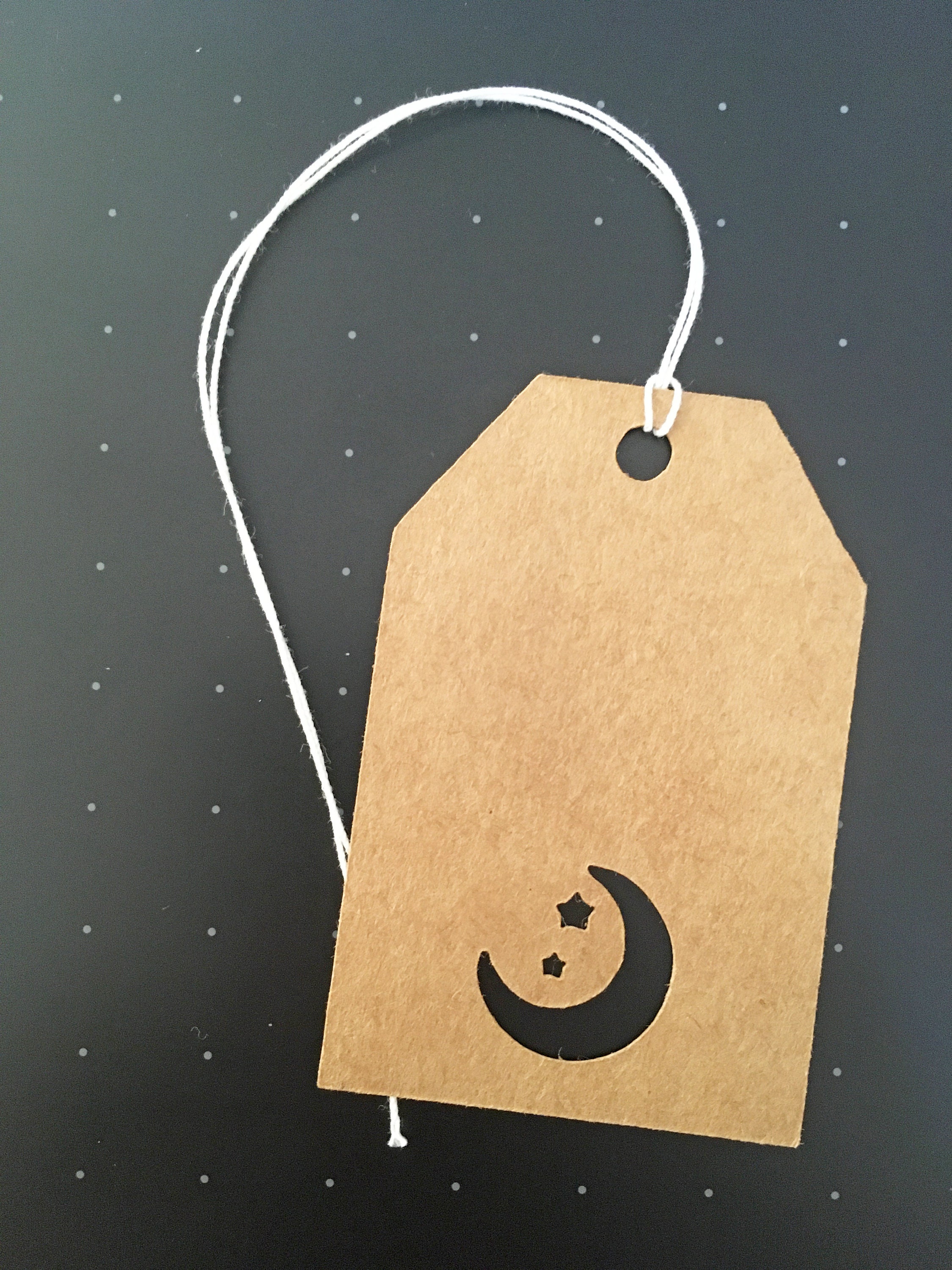 Sun and Moon Mini Gift Tags 12 Tag Set - Etsy UK