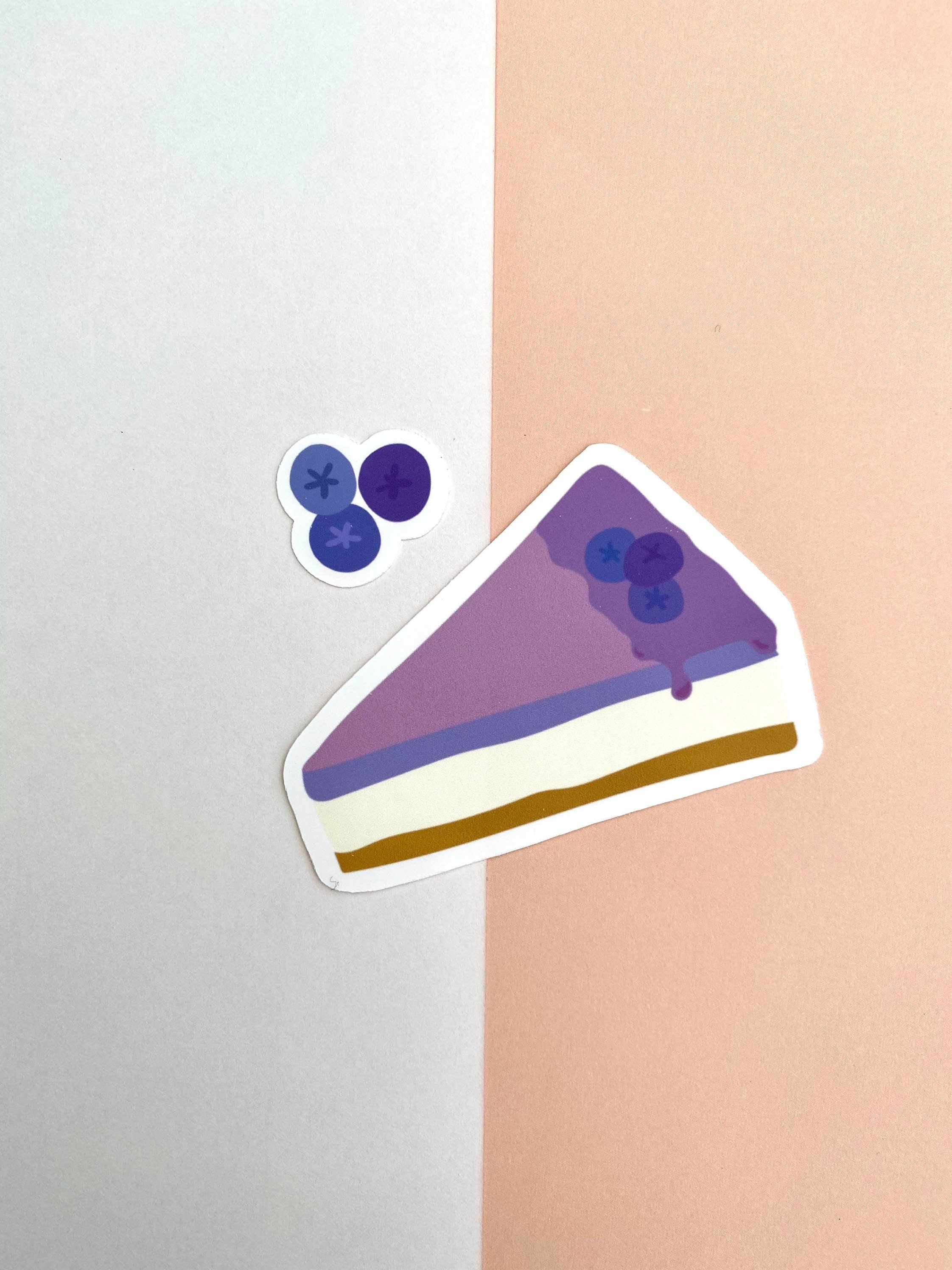 Cheesecake Sticker Set Matte Vinyl 8 Piece Sticker Set - Etsy