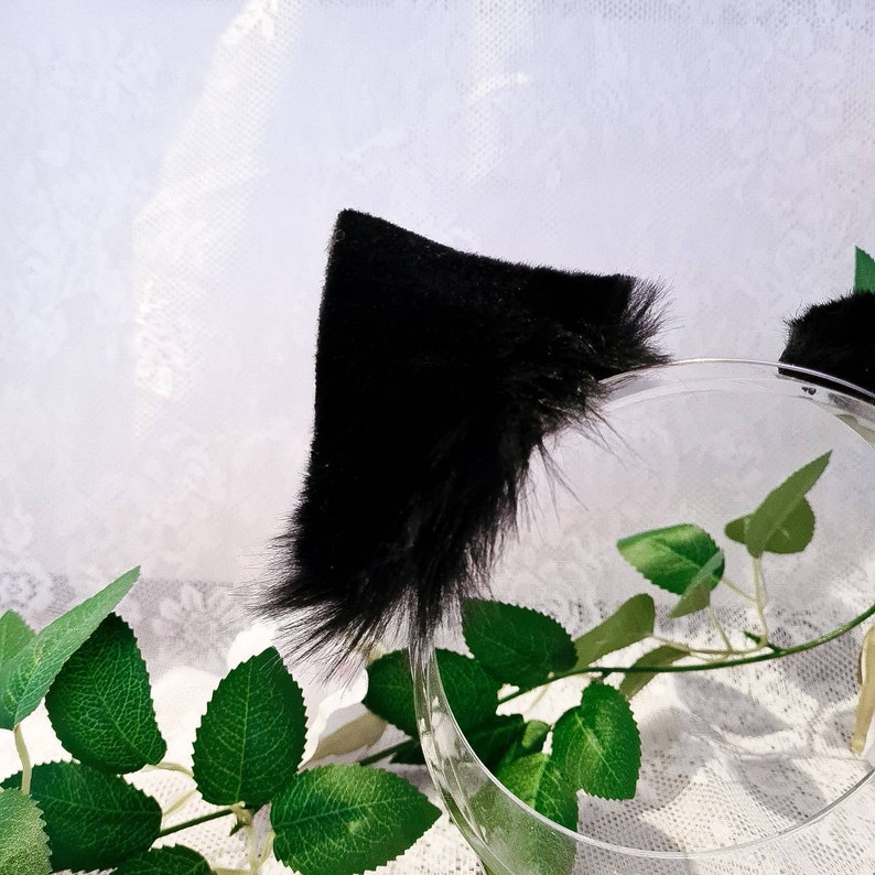 Black Cat Ears for Cosplay - Etsy