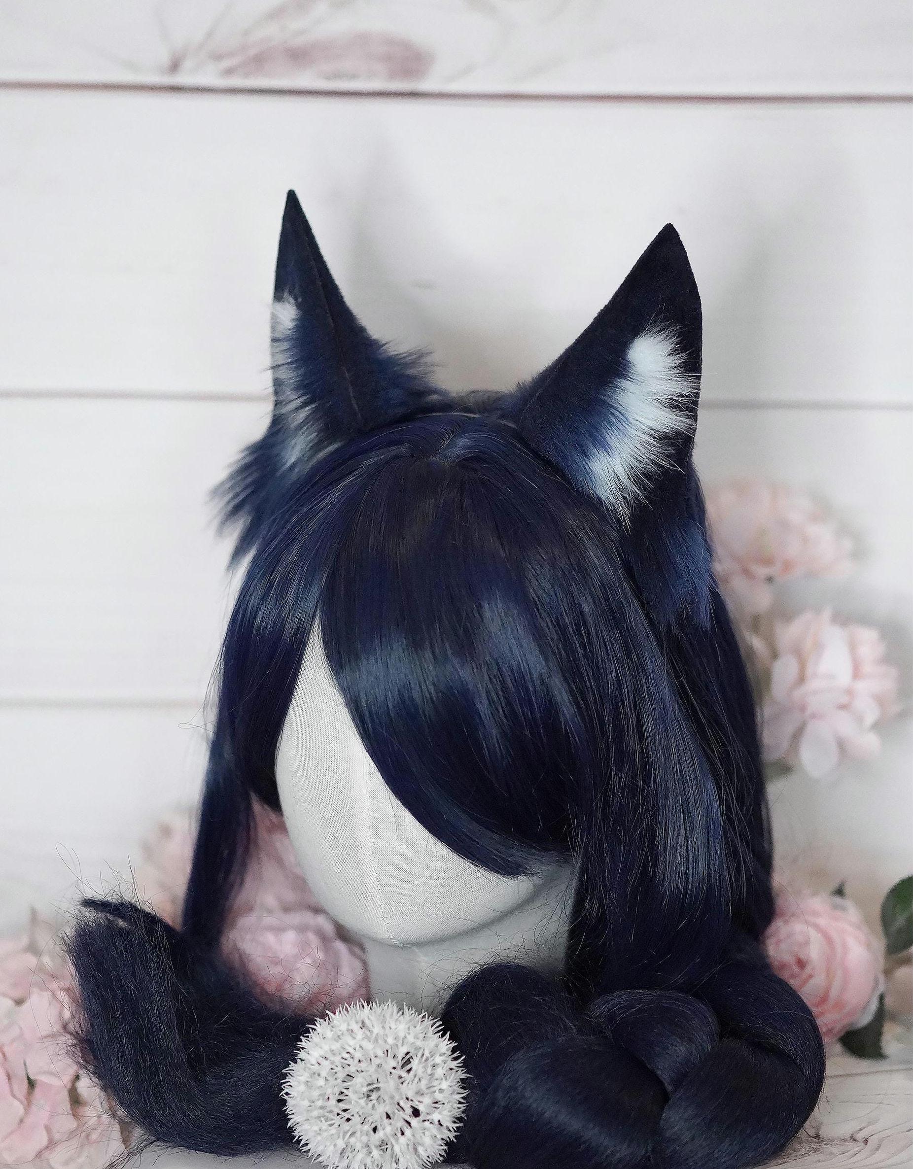 Ahri Blue Cinematic League of Legends Cosplay Fox Ears - Etsy
